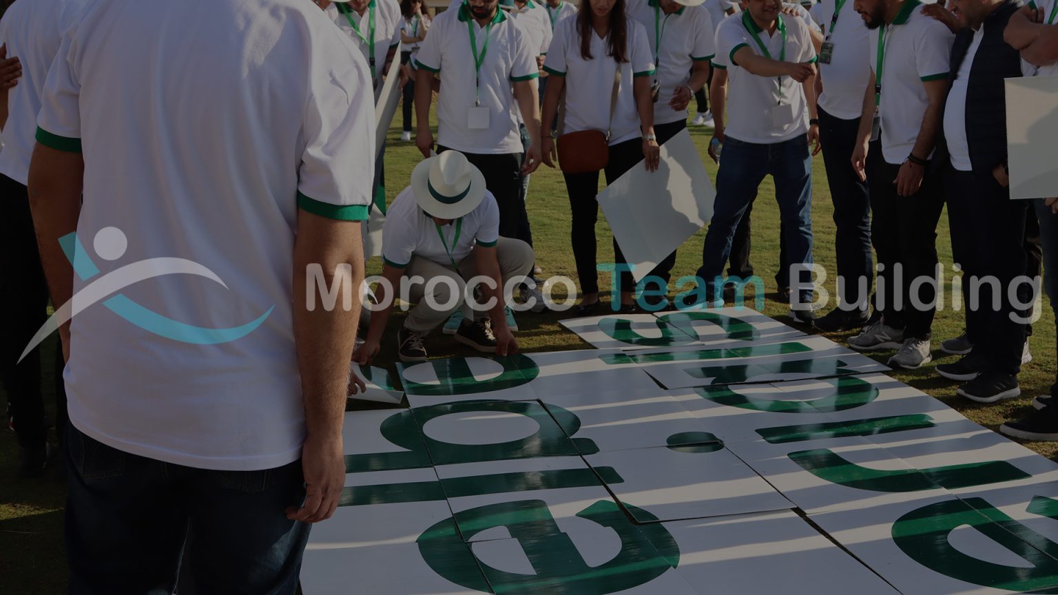 Logo Géant - agence team building au Maroc - Activité de team building logo de géant au Maroc